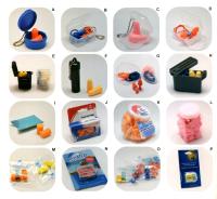 China SLE-EC-1001C Disposable Ear Plugs with 34dB SNR Rating - Multiple Sizes 12-17mm Available for sale