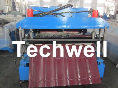 Cina Rotolo d'acciaio delle mattonelle di tetto di colore automatico che forma macchina con 11 chilowatt di potere idraulico del motore in vendita
