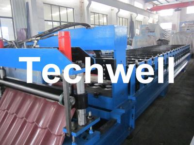 Cina Rotolo d'acciaio delle mattonelle di tetto di colore automatico che forma macchina con 11 chilowatt di potere idraulico del motore in vendita