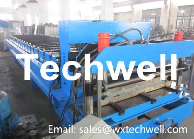 中国 PLCのタッチ画面制御を用いる機械を作る物質的な厚さ0.3-0.7mmの屋根瓦 販売のため