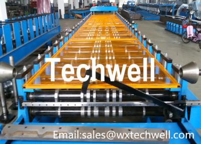 China Painel do telhado/rolo de alta velocidade folha do telhado que forma a máquina com controle do PLC da movimentação Chain à venda