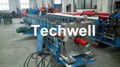 Cina Rotolo su ordinazione del quadro/tondo discesa di colata che forma macchina per il profilo di Rainspout del metallo in vendita
