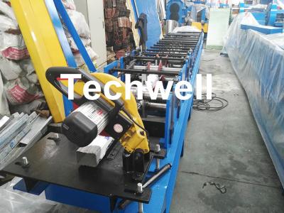 Cina la macchina dell'incanalamento di 0.4-0.8mm per la fabbricazione della discesa di colata rettangolare d'acciaio con ha visto il taglio in vendita