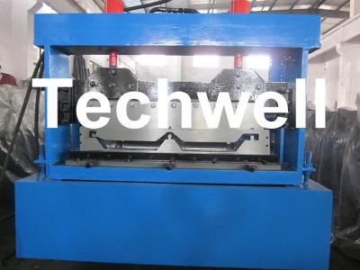 China Rolo ereto do painel do telhado da emenda que forma a máquina com dispositivo hidráulico do corte para estar o revestimento da parede do telhado da emenda à venda