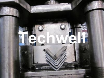 Cina L'angolo d'acciaio/L profilo lamina a freddo la formazione della macchina con Decoiler manuale per G.I. l'Steel Coil in vendita