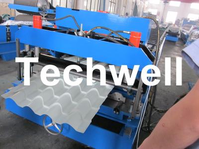 Cina Rotolo lustrato delle mattonelle che forma macchina con 22 stazioni di formazione per il pannello del tetto del metallo in vendita
