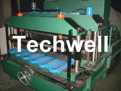 Cina Abitudini rotolo delle mattonelle di 0.7mm - di 0,3 che forma macchina con la doppia muffa della stampa ed il taglio idraulico in vendita