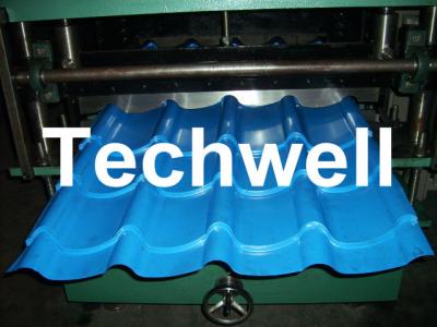 Cina Rotolo delle mattonelle di tetto del metallo che forma macchina con lo stampo di pressa TW-GTM in vendita