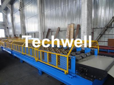 Cina Rotolo dello strato di profilo del tetto del metallo del ferro di asse dell'alto grado 45# che forma macchina con velocità di 0 - 15 m/min in vendita