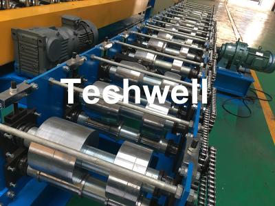 China 5.5KW Eavestrough  Rain Portable Gutter Machine With Hydraulic Cutting for sale