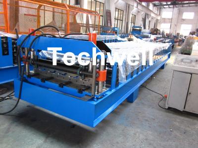 Cina Rotolo d'acciaio del tetto del rivestimento della parete del metallo che forma macchina con il sistema di controllo dello SpA in vendita