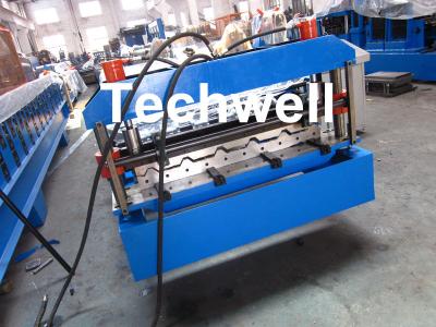 Cina Rotolo d'acciaio del tetto del rivestimento della parete del metallo che forma macchina con il sistema di controllo dello SpA in vendita
