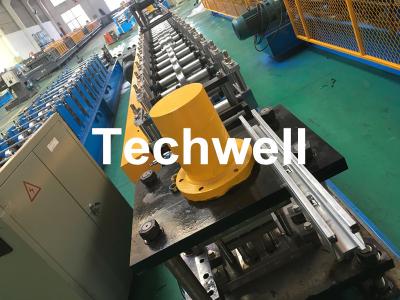 中国 機械厚さ1.5-3.0mmを形作る電流を通された鋼鉄指導のコラム シャッター ドア ロール 販売のため