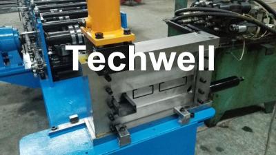 Cina Rotolo regolabile del Purlin dell'auto C che forma macchina per la fabbricazione dei 3 profili con 10-15m/min che forma velocità in vendita