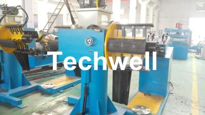 Cina Mandrino rotatorio Uncoiler/Decoiler manuali della testa del doppio con una capacità di peso di 3/5 tonnellate in vendita