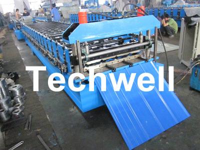 Cina Il pannello automatico del tetto del metallo lamina a freddo la formazione della macchina con velocità di 0 - 15 m/min in vendita