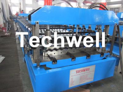 China Corrugated Metal Sheet Roof Roll Forming Machine For 0.18mm, 0.2mm Roofing Sheet for sale