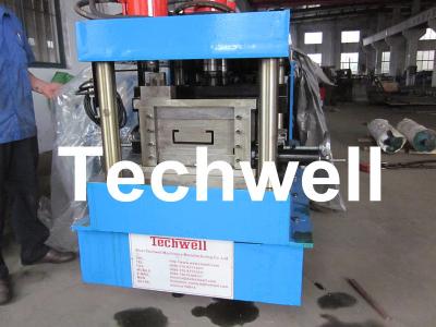 Cina rotolo del Purlin del acciaio al carbonio 15Kw C che forma macchina per la struttura d'acciaio del Purlin di C in vendita