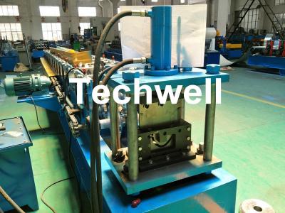 China 15m/Min Round Portable Gutter Machine com material de formação de alumínio de PPGI à venda