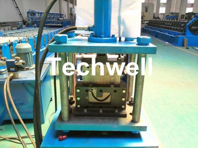 China 15m/Min Round Portable Gutter Machine com material de formação de alumínio de PPGI à venda
