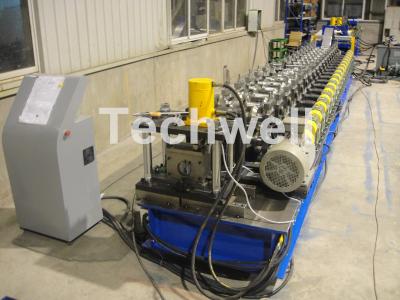 China Solar Strut Channel Cold Roll Forming Machine With Servo Feeding Device & Press Punching Machine for sale