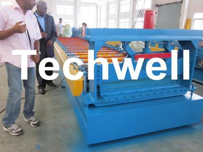 Cina Rotolo ondulato del pannello di rivestimento della parete del tetto che forma macchina con spessore di 0.8mm - di 0,3 in vendita