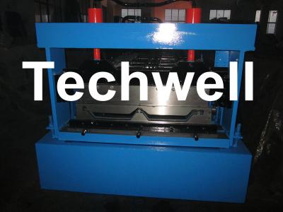 China TW-STM400 Custom Clip Lock Roll Forming Machine for Standing Seam Roof Panel for sale