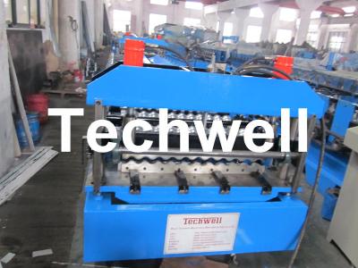 中国 習慣 0.3 - 0.8mm の厚さ機械を形作る自動金属によって波形を付けられるシート ロール 販売のため
