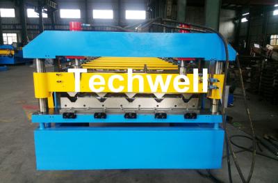 Cina Rotolo di rivestimento del tetto IBR del metallo che forma macchina per spessore del materiale di 0.8mm - di 0,3 in vendita