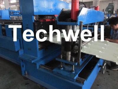 Cina Rotolo d'acciaio delle mattonelle di colore del tetto che forma macchina con fare pressione idraulico per le mattonelle di tetto del metallo in vendita
