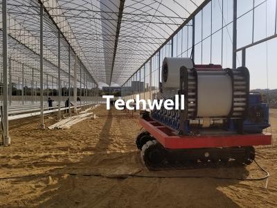 China Caterpillar Mounted Portable Gutter Machine For Plant Growing System for sale