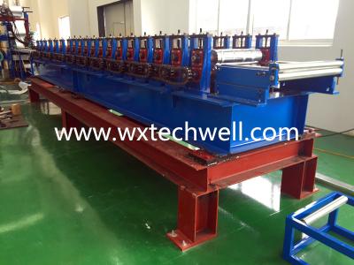 China PU Foam Insulated Interior | Exterior Metal Facade Wall Panel Making Machine for sale