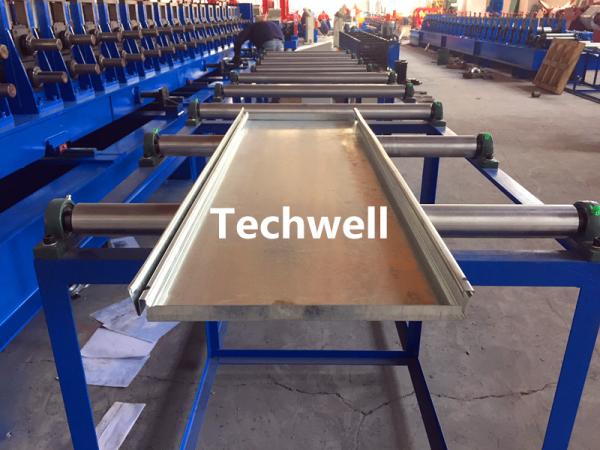 Supermaket Racking Shelf Panel Roll Forming Machine With Hydraulic Cutting Bending