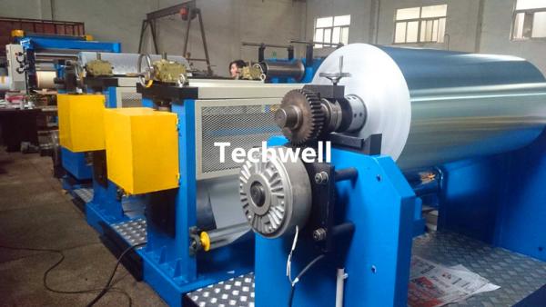 1.0mm Color Steel  Metal Rolling Embossing Press Machine  With Uncoiler And Recoiler