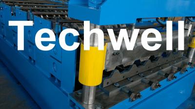 Cina Rotolo di rivestimento del tetto IBR del metallo che forma macchina per spessore del materiale di 0.8mm - di 0,3 in vendita