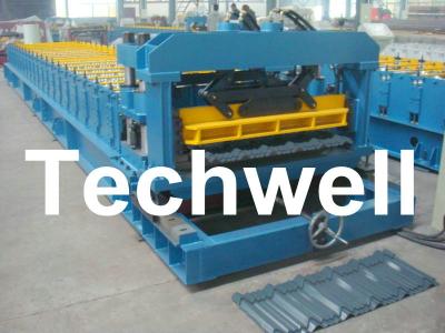 Cina Rotolo delle mattonelle di tetto del metallo che forma macchina con lo stampo di pressa TW-GTM in vendita