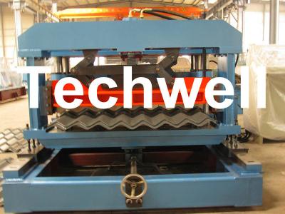 Cina Rotolo lustrato delle mattonelle che forma macchina per le mattonelle d'acciaio di colore, rivestimento della parete del tetto, mattonelle di Wave in vendita