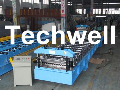 China Rolo ondulado feito sob encomenda da folha do telhado do painel que forma a máquina com largura 1000 da bobina/1220/1250mm à venda