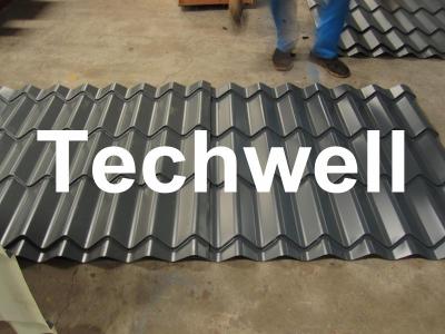 Cina Rotolo lustrato delle mattonelle che forma macchina per le mattonelle d'acciaio di colore, rivestimento della parete del tetto, mattonelle di Wave in vendita