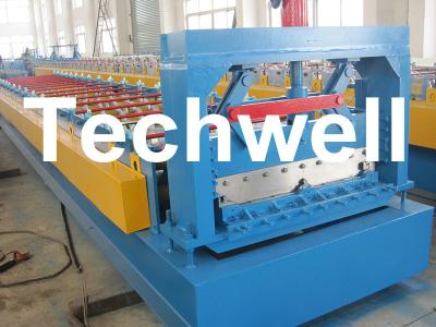 China Hand, Hydraulisch Decoiler-van de het Profiel Bevindend Naad van het Klemslot het Dakcomité Broodje die Machine vormen Te koop