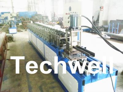 China 0 - 10 m/min Forming Speed Metal Door Frame Roll Forming Machine With 18 Forming Rollers for sale