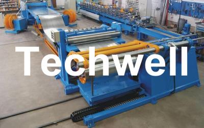China 380V / 50Hz / 3Ph 30KW Simple Slitting Line For Slitting Coil Into 12 strips for sale