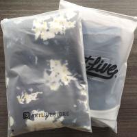 China Eco Friendly Recycled Plastic Zip Bags Rectangular Reclaimed for sale