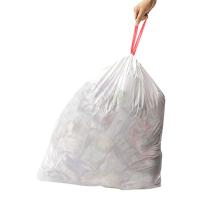 China Rectangular Recycled Trash Bag 0.08 0.09 0.1mm Drawstring Closure for sale