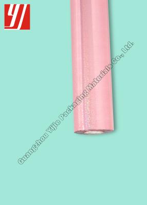 China Pink Dot Holographic Hot Stamping Foil For Water Based Varnish Perfume Package for sale