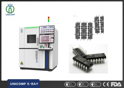 China Máquina de rayos X de PCB de alta magnificación Unicomp AX9100MAX para la inspección de alambres de unión de componentes electrónicos de IC en venta