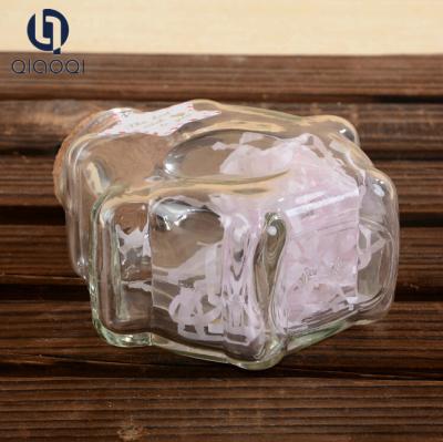 China Clear drifting glass bottle with cork made in China wishing bottle for sale