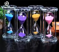China Crystal hourglass timer is 15, 30, 45, 60 minutes manufacturer zu verkaufen