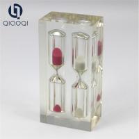 중국 Souvenir Gifts Decorative Resin 2 in 1 Sand Clock for Sale 판매용