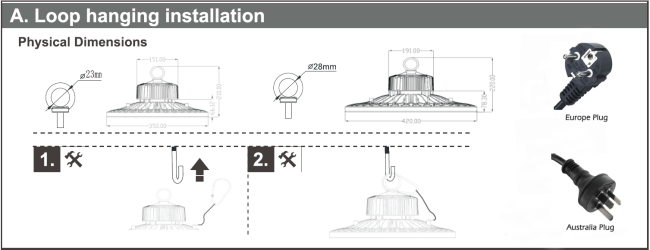 L'alta baia del UFO accende la fabbrica di 100Watt 140LPW/magazzino/campo sportivo dell'interno